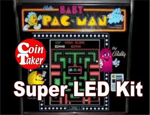 2. BABY PAC-MAN LED Kit w Super LEDs - CoinTaker